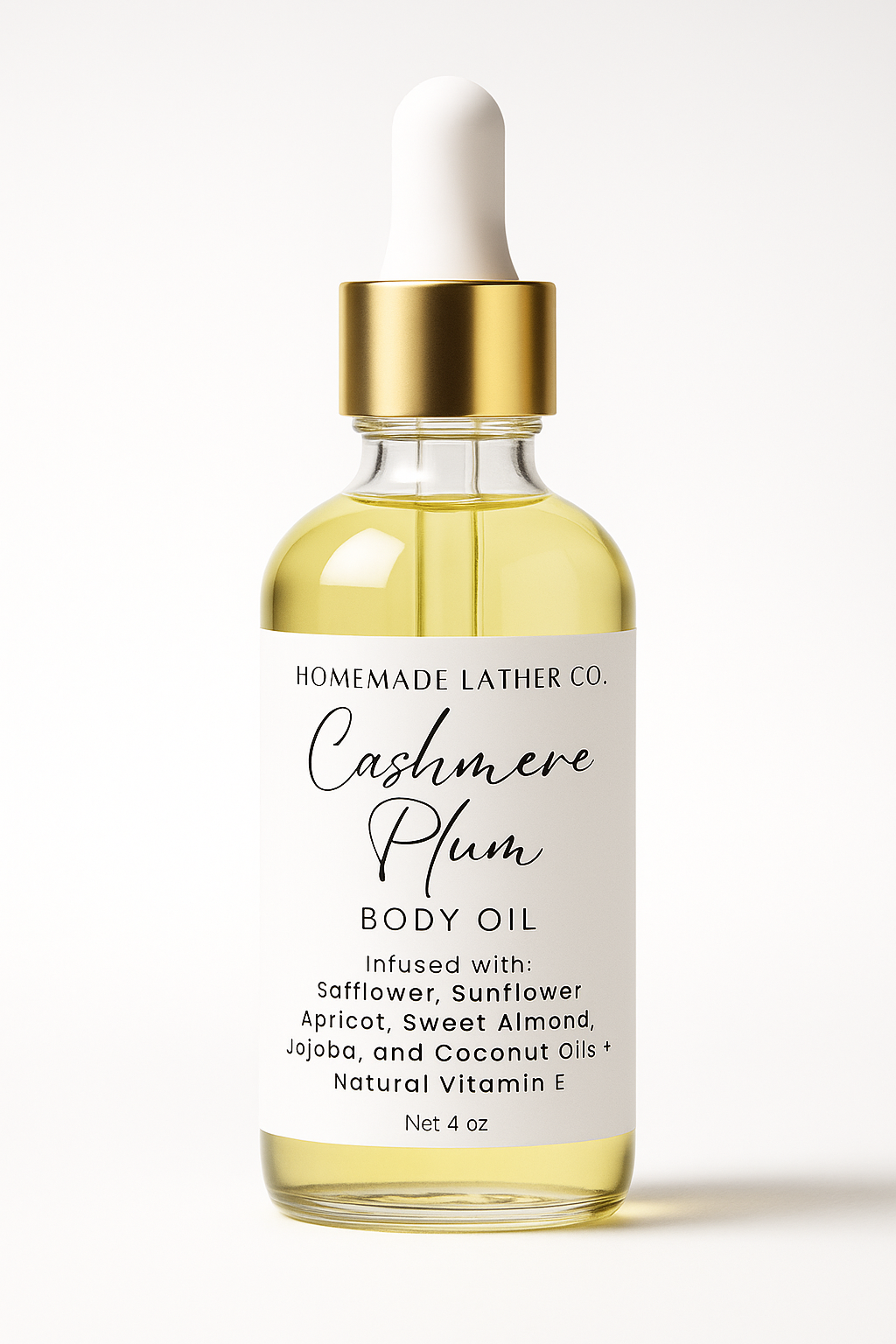 Cashmere Plum Body Oil | Dark Plum + Tonka Glow – HOMEMADE LATHER CO.