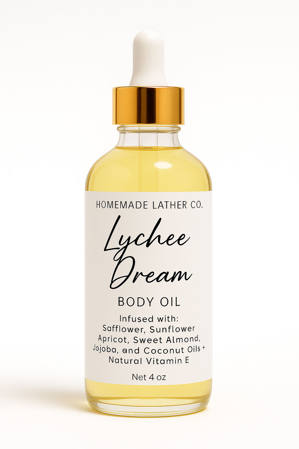 Lychee Dream Body Oil | Sparkling Lychee + Amber Glow – HOMEMADE LATHER CO.